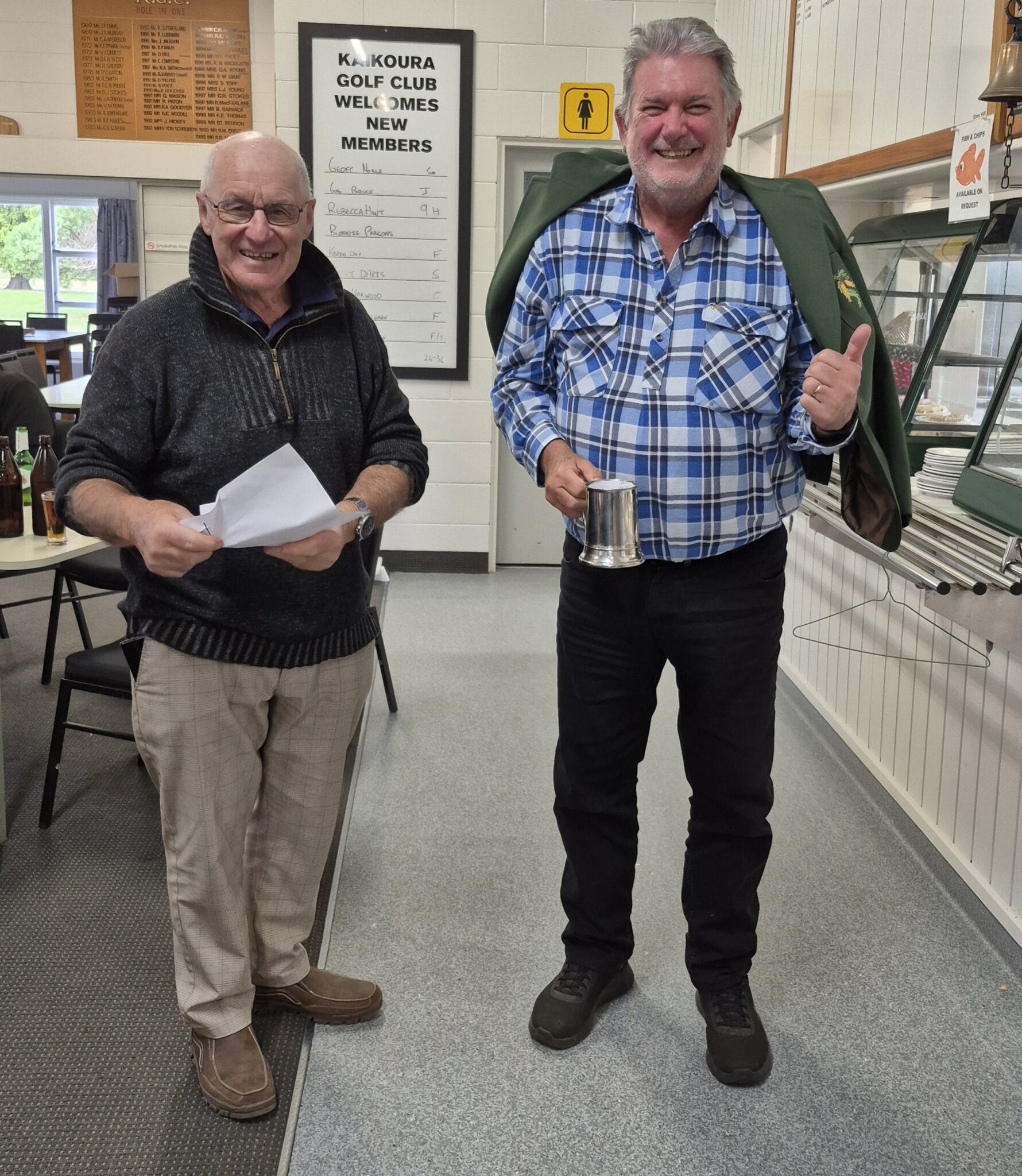 April Barron Pot Winners - Kaikoura Golf